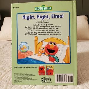 Sesame Street | Other | Night Night Elmo Hardcover Peekaboo Book | Poshmark